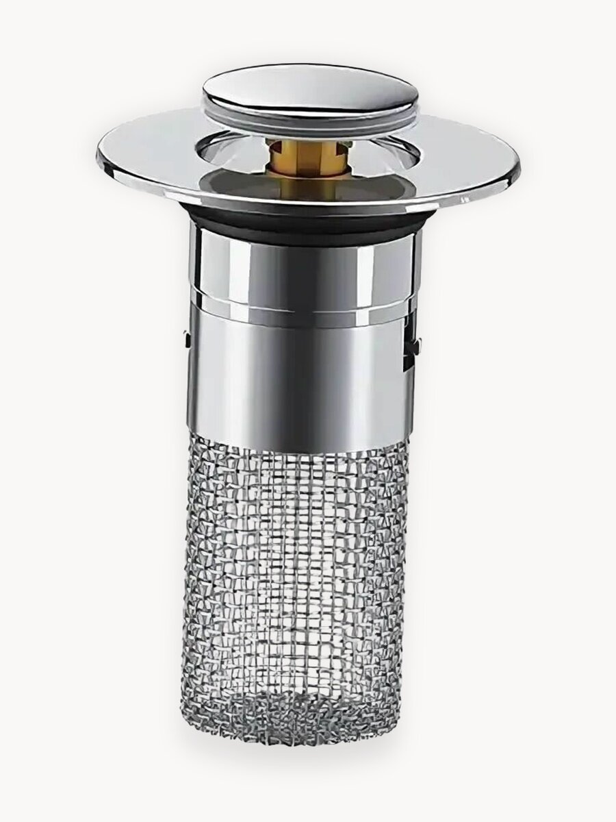 Пробка-фильтр, для ванны/раковины, задерживает волосы, частицы мыла