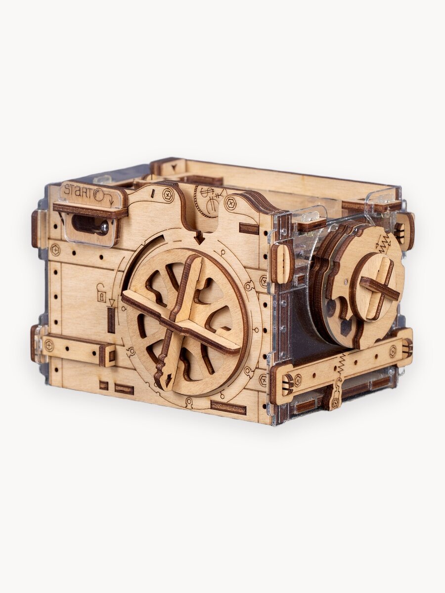 Деревянная головоломка Квестбокс Копилка