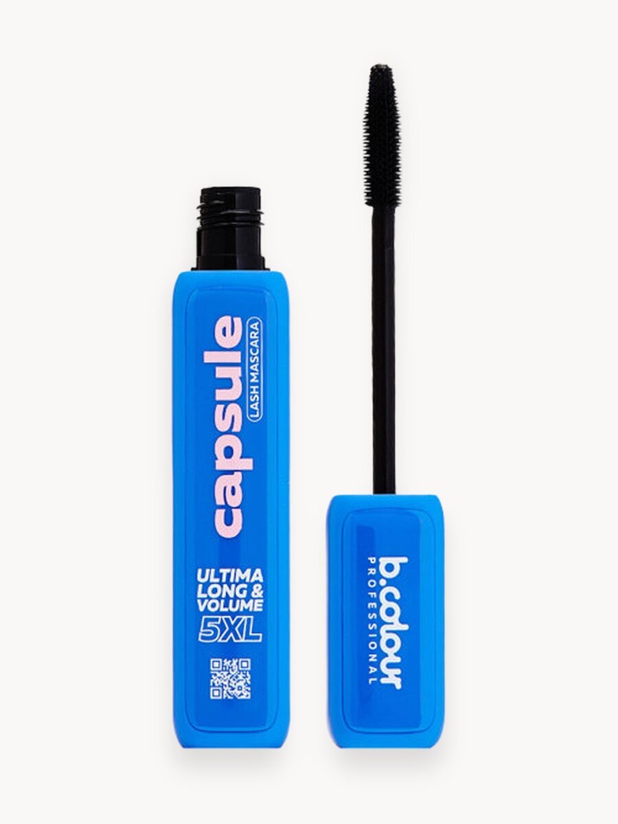 B.COLOUR PROFESSIONAL Тушь для ресниц, термотушь 5XL объем и удлинение CAPSULE, 01 5XL Volume