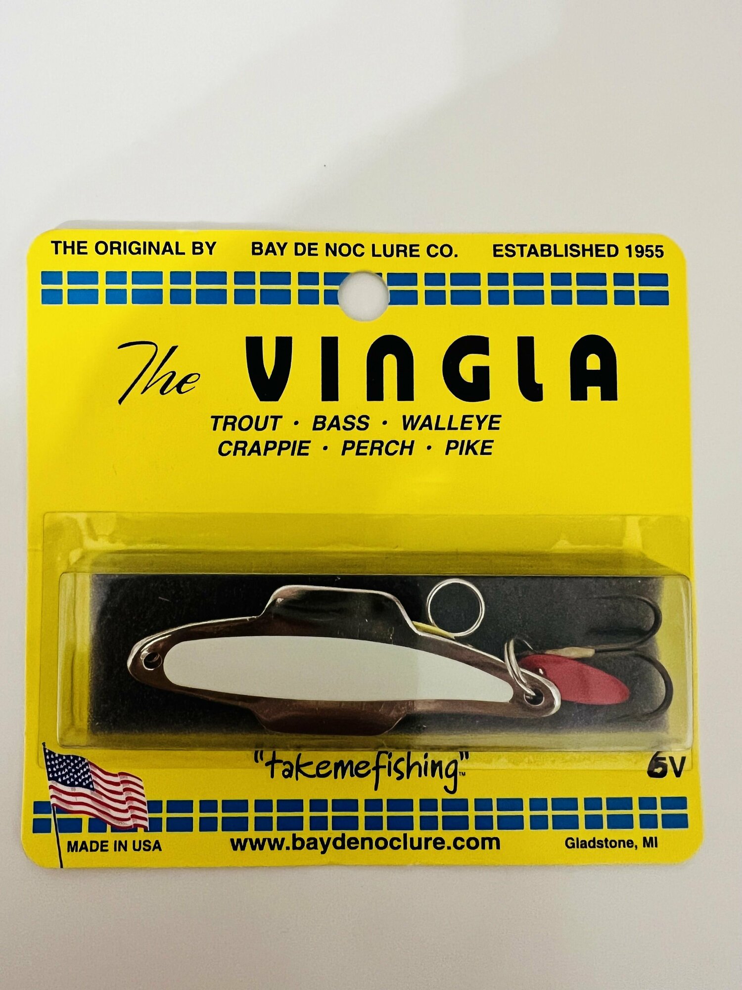 Блесна зимняя Bay de Noc Vingla 6