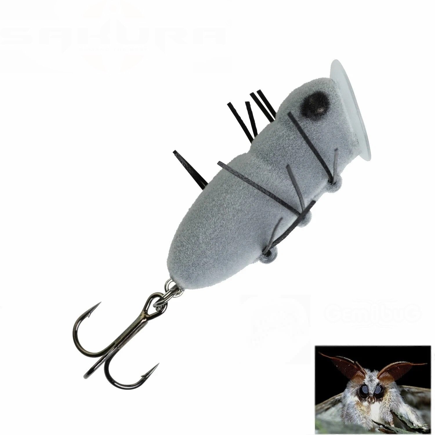 Воблер (Жук) Sakura Gemibug 35мм/4.4гр - цвет FF (на голавля, жереха, язя, окуня)