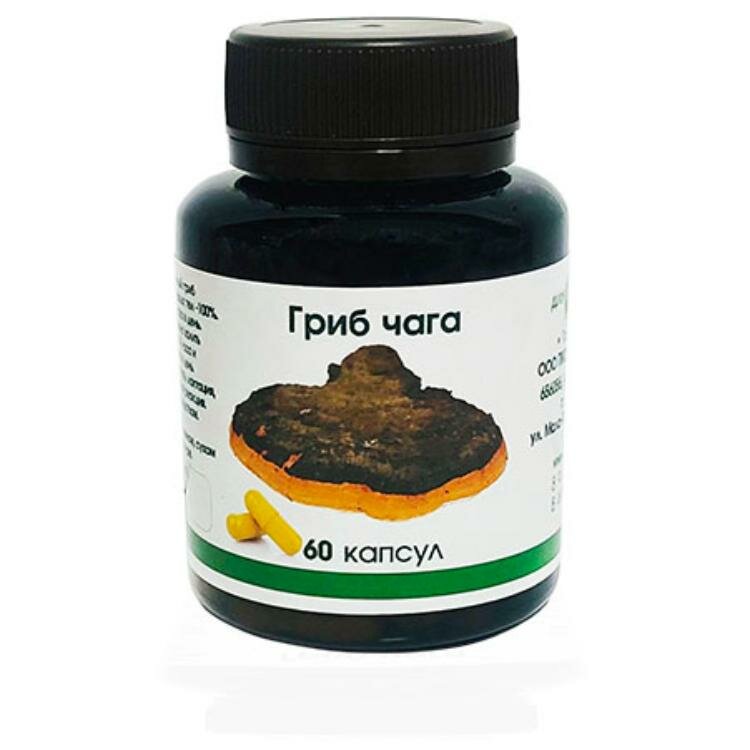 Чага в капсулах 60 шт
