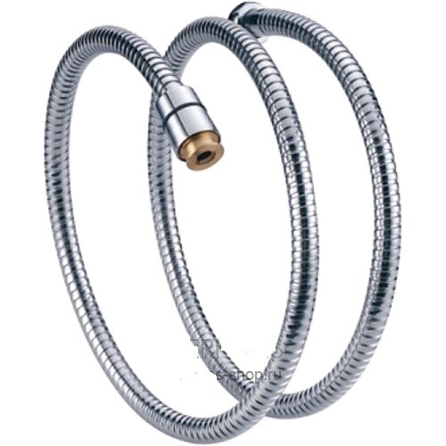 Душевой шланг Gerhans K40203, хром, 150см, металлический, двойной замок
