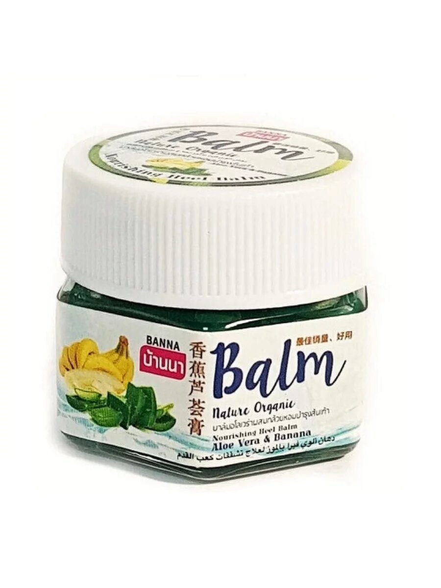 Бальзам для стоп Banna, Банан и Алое Вера, питающий, 25 гр