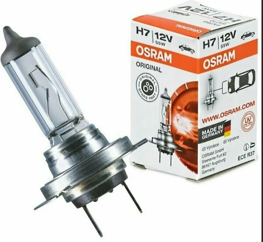 Галогенная лампа Н7 Osram Original Line 12V 55W
