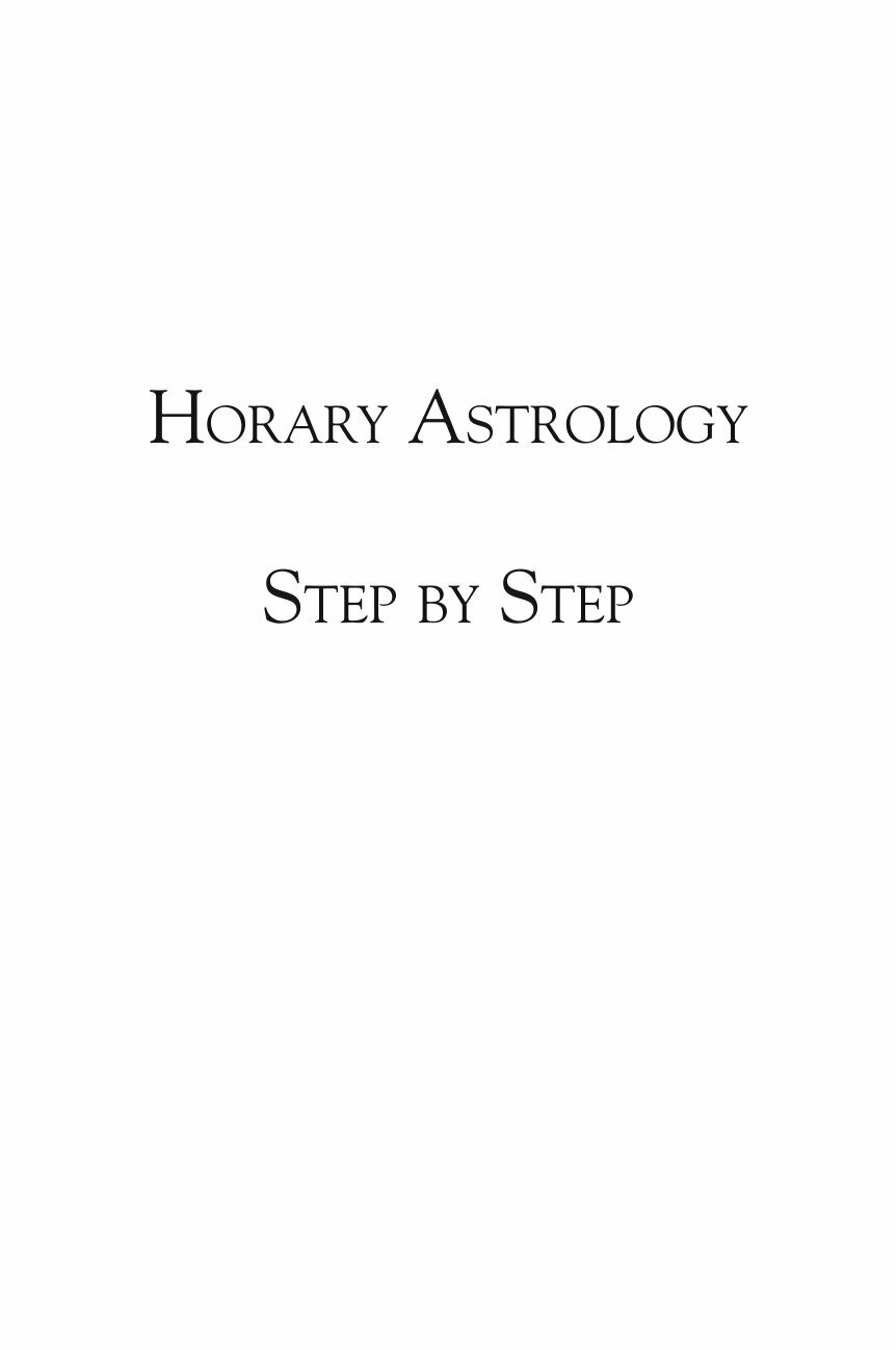 Horary Astrology Step by Step — фото 1