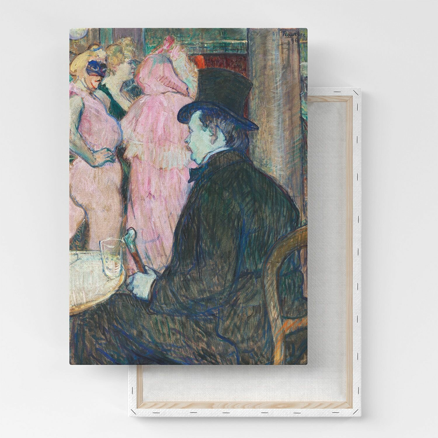 Картина на холсте, репродукция / Анри де Тулуз-Лотрек - Maxime Dethomas / Размер 30 x 40 см