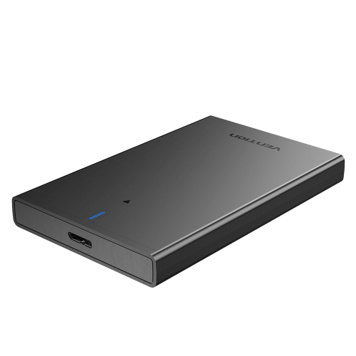 Vention Контейнер Vention KPAB0 для 2.5 SATA HDD/SSD, серый (USB3.0) (ret)