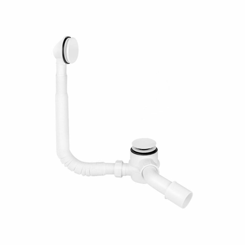Сифон для ванны McAlpine MRB12, click-clack, белый (MRB12)