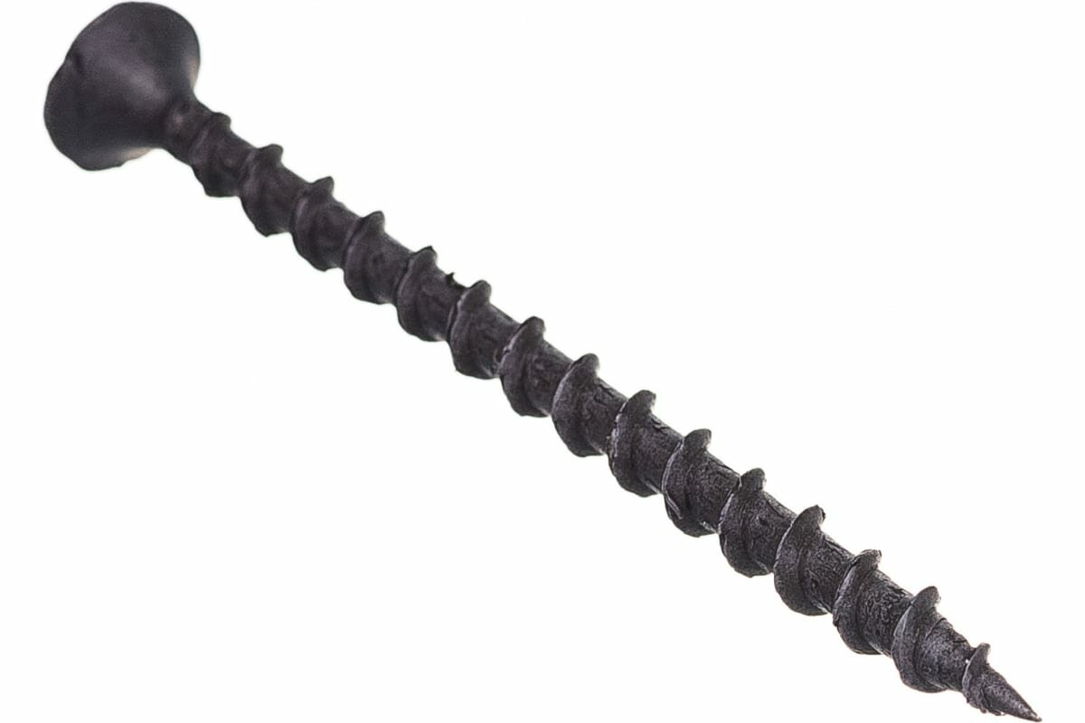 Креп-комп Саморез по дереву черный 3,5х51мм,400шт чд51ф для монтажа деревянных конструкций