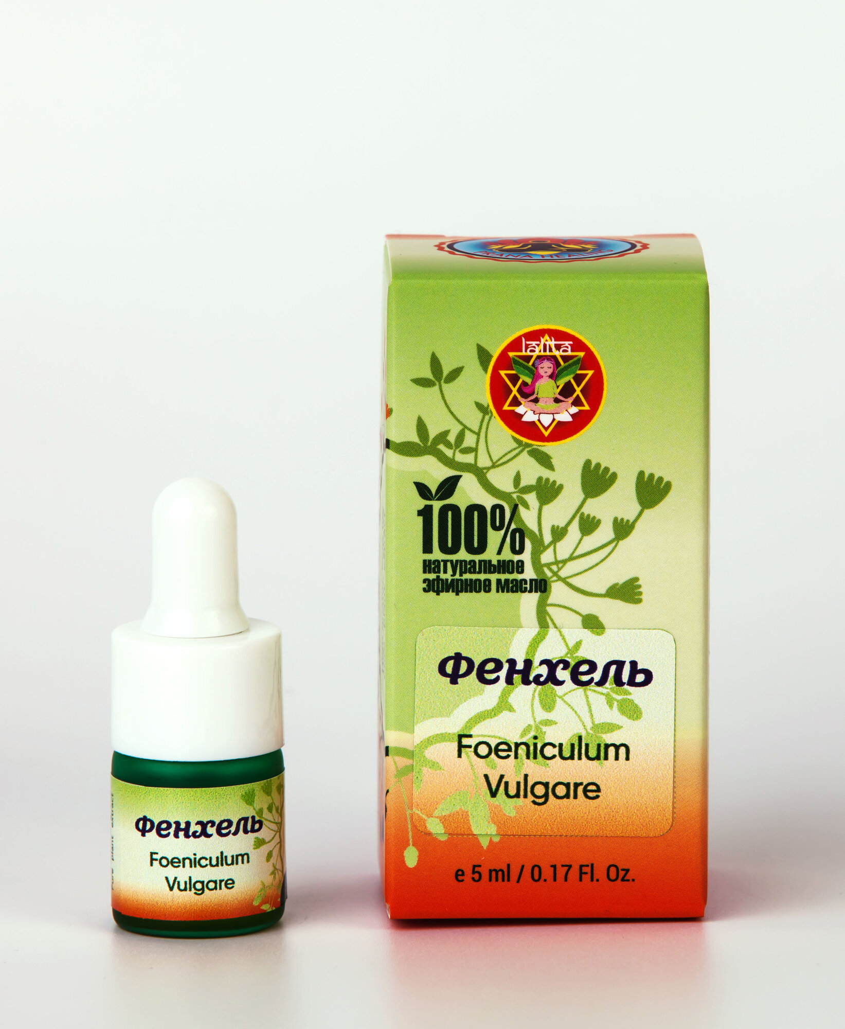 Фенхель (эфирное масло) / Foeniculum Vulgare / 5 мл / стекло / Prana Healing / LALITA®