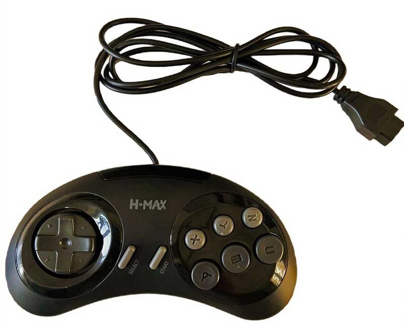 Проводной джойстик для игровой приставки Hamy Max - черный цвет — фото 1