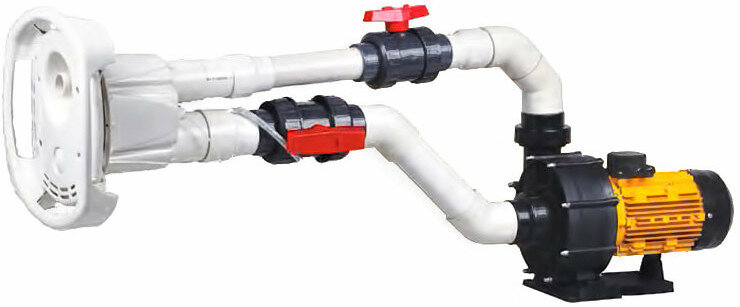Комплект противотока AquaViva Jet ST-4, 56 м3/час, 3,6 кВт, 380 В, 3 фазы, цена - за 1 шт