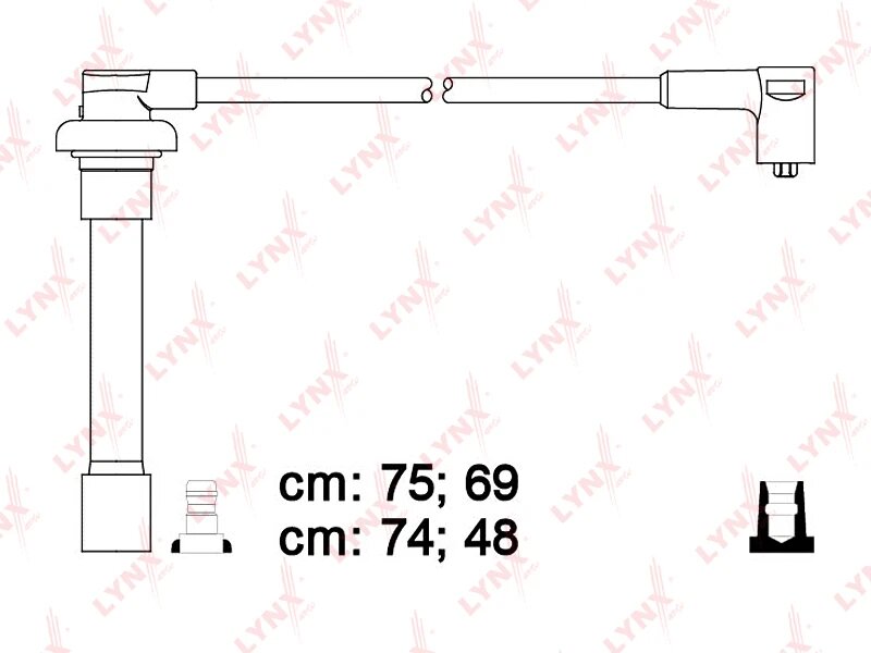 Провода в/в LYNXauto SPE3407