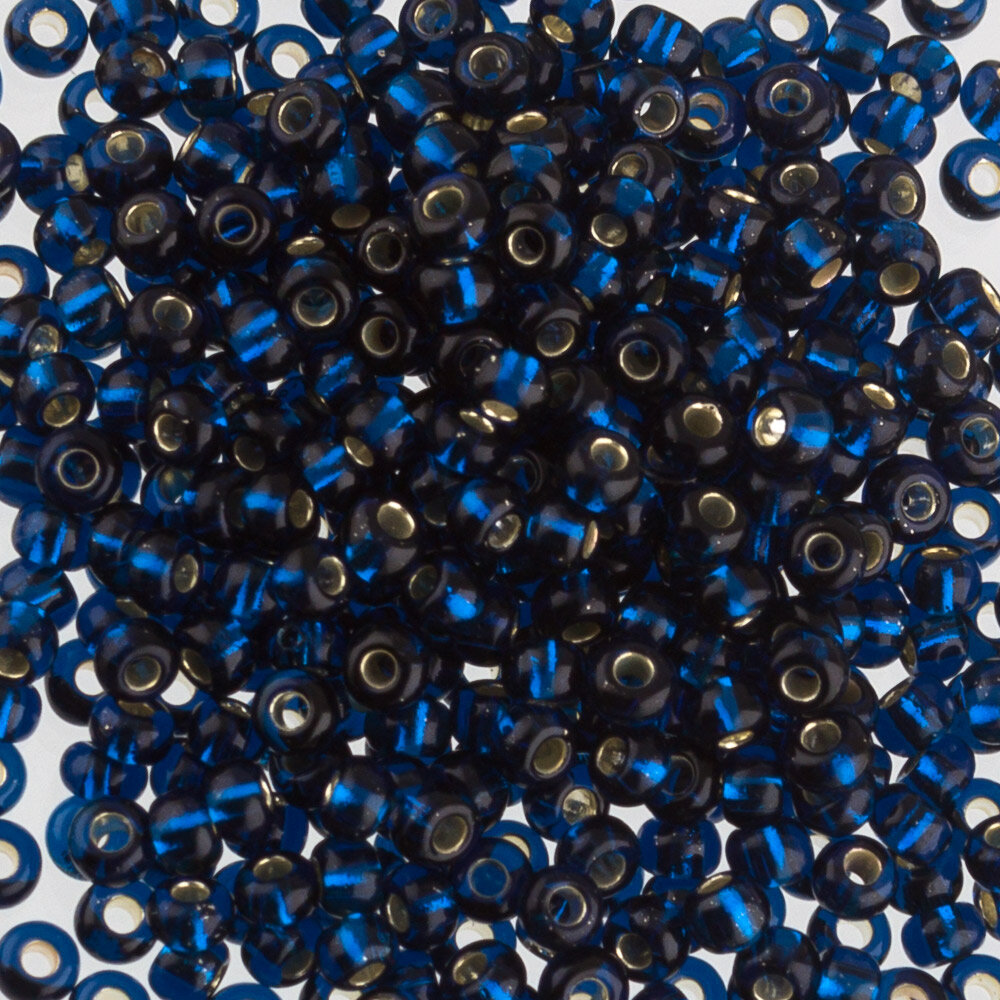 Круглый 5 10/0 2.3 мм 50 г 1-й сорт E165 т. голубой ( 67100 )