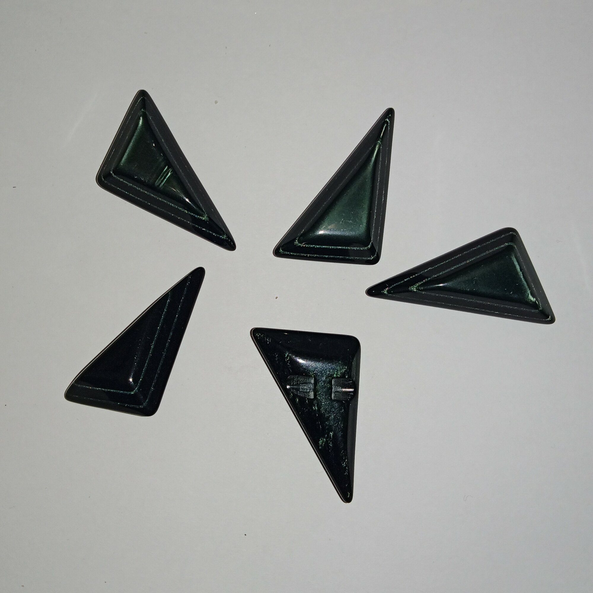 Набор пуговиц, 5 шт, 4 см