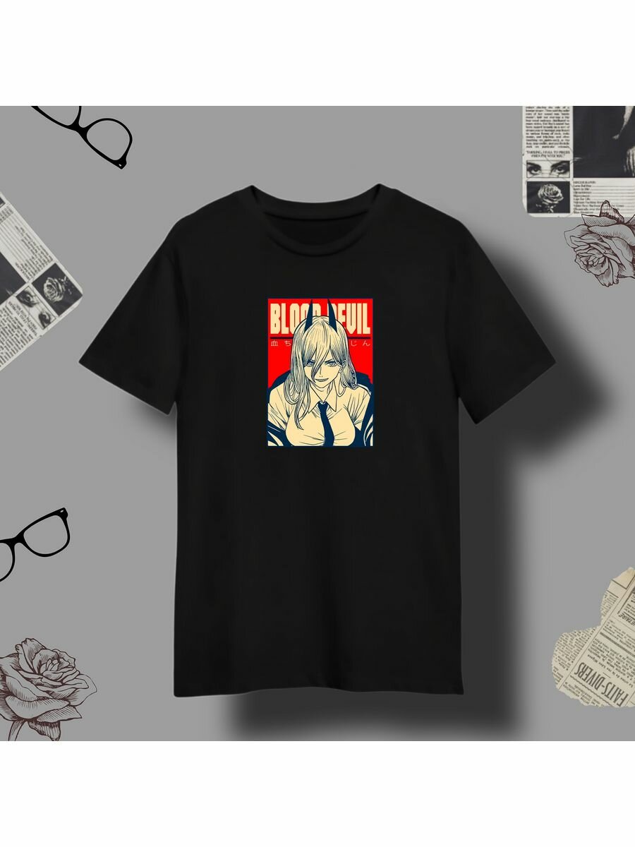 Футболка девушка демон аниме