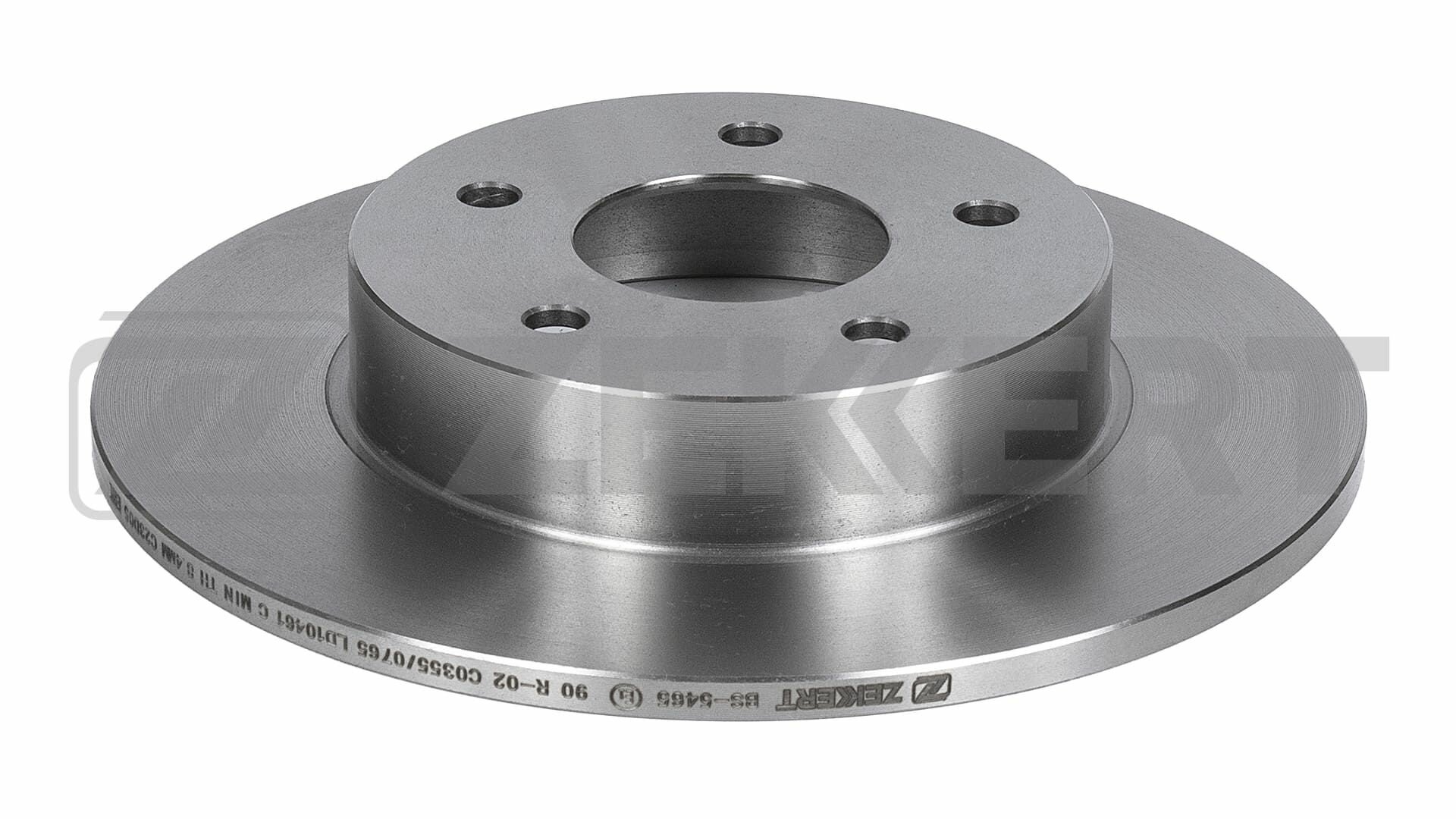 Диск тормозной задний для Nissan Almera Tino V10 (с 2000 г), Primera P12 (с 2002 г) арт bs-5465