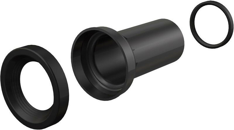 Патрубок ALCA-PLAST M902 сливной для подвесного унитаза d90 мм