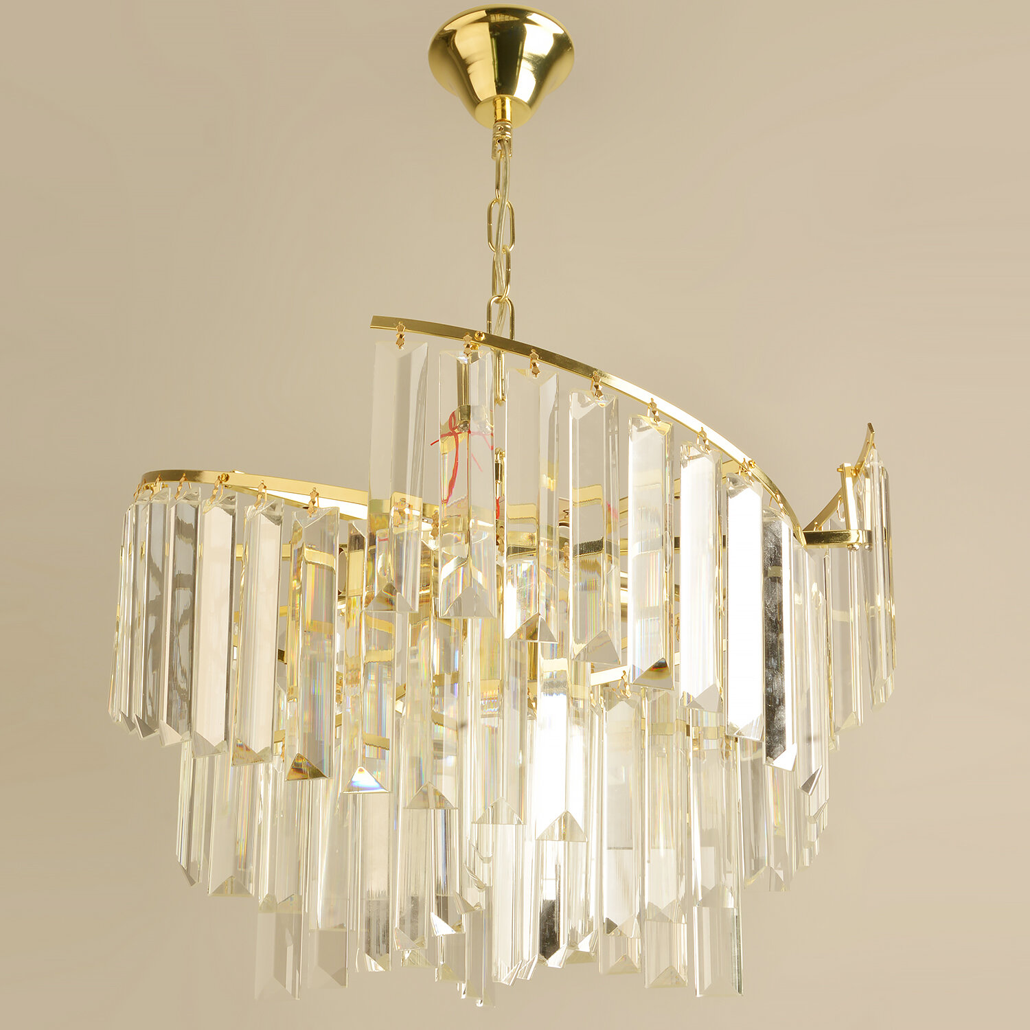 Люстра потолочная, хрустальная, светильник Reluce 02414-0.4-11 G