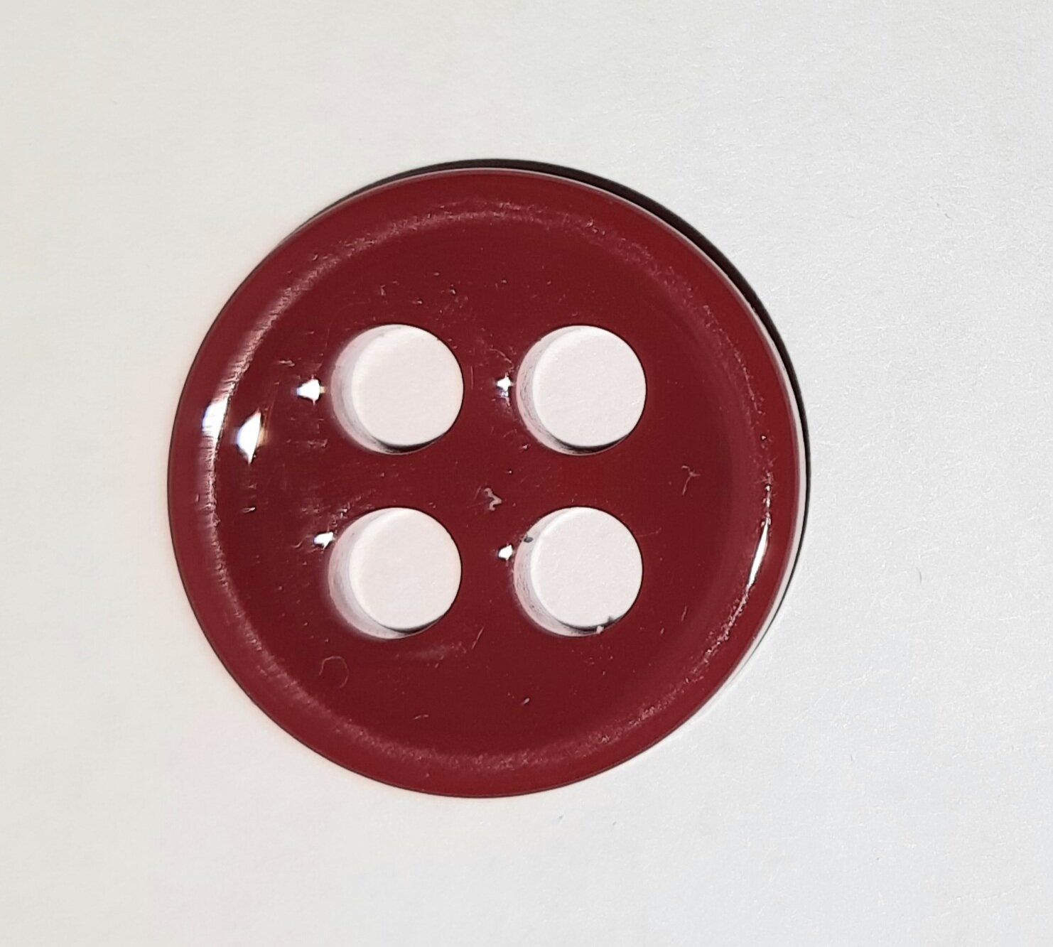 Пуговица костюмная"Gamma OS0037 32" (20мм) 12 шт. темно-красный