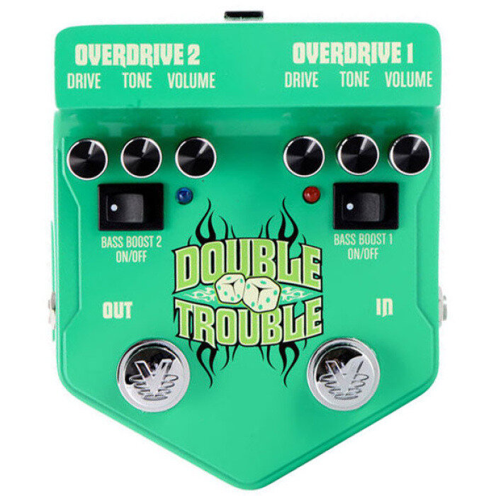 Педаль эффектов Visual Sound V2DT V2 Double Trouble