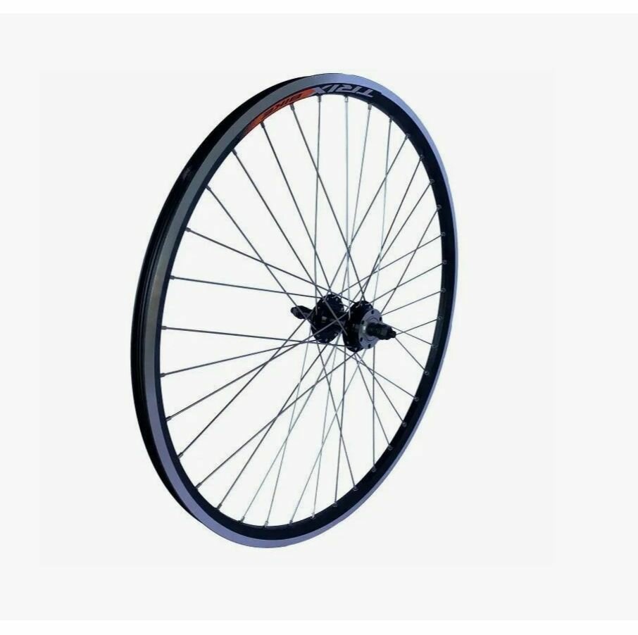 Колесо переднее 27.5" TRIX, профиль алюминиевый, двойной, 36H, под диск, гайки