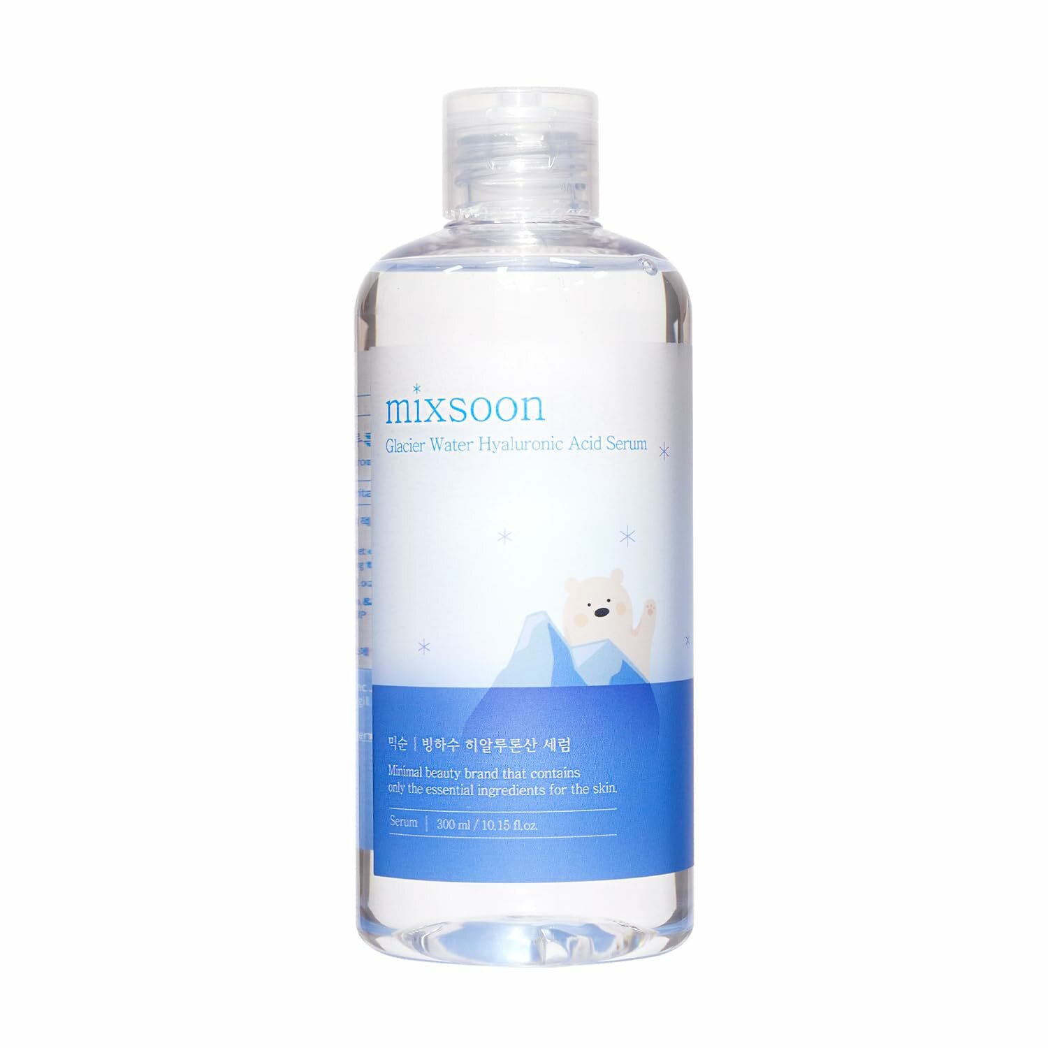 Освежающая сыворотка с 3 типами гиалуроновой кислоты Mixsoon Glacier Water Hyaluronic Acid Serum (300 мл)