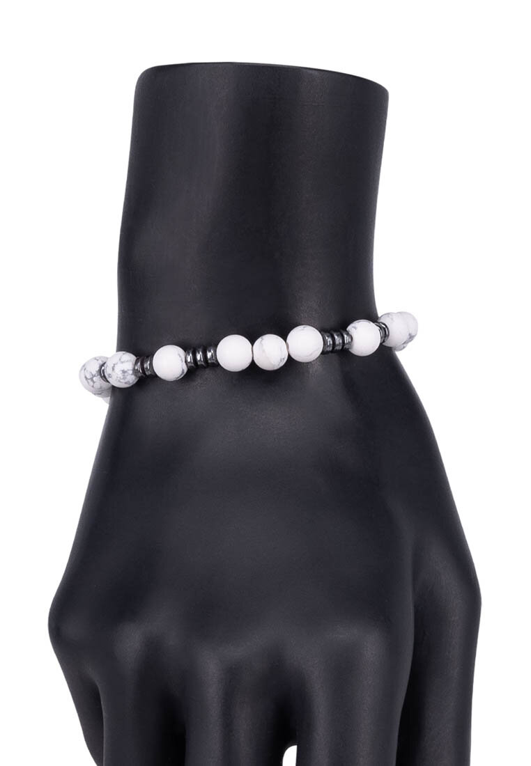 Эластичный браслет, агат