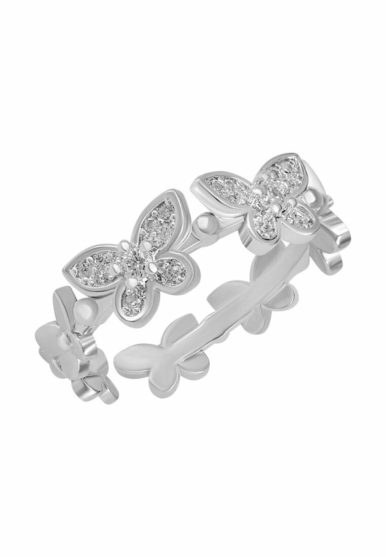 Кольцо помолвочное, фианит