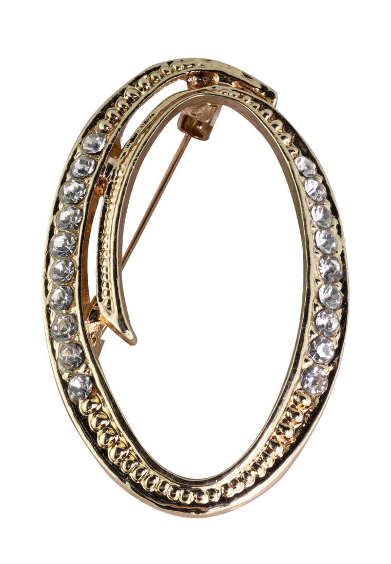 Брошь, стразы