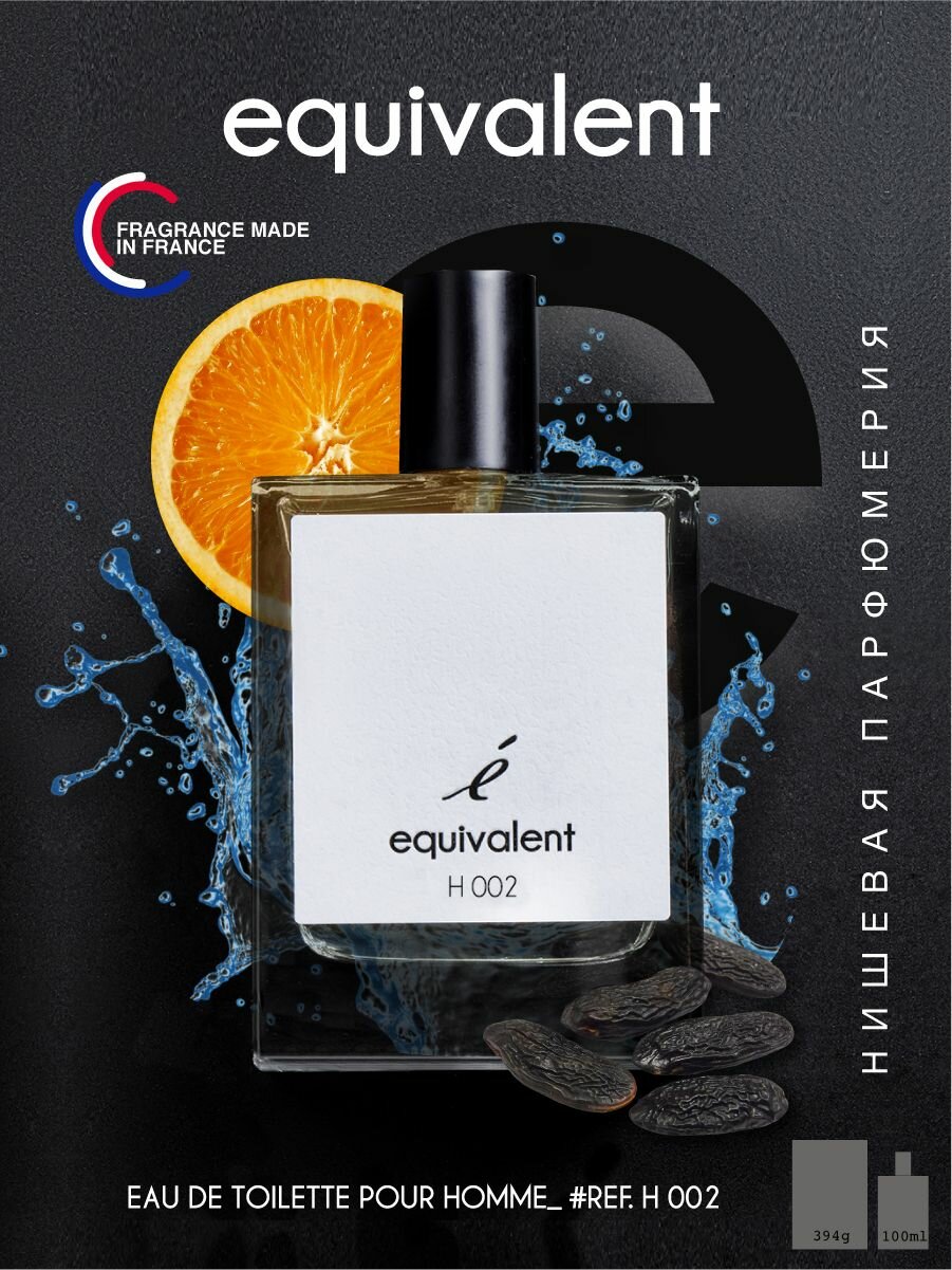 Туалетная вода мужская EQUIVALENT H002 селективный парфюм для мужчин 100 мл.