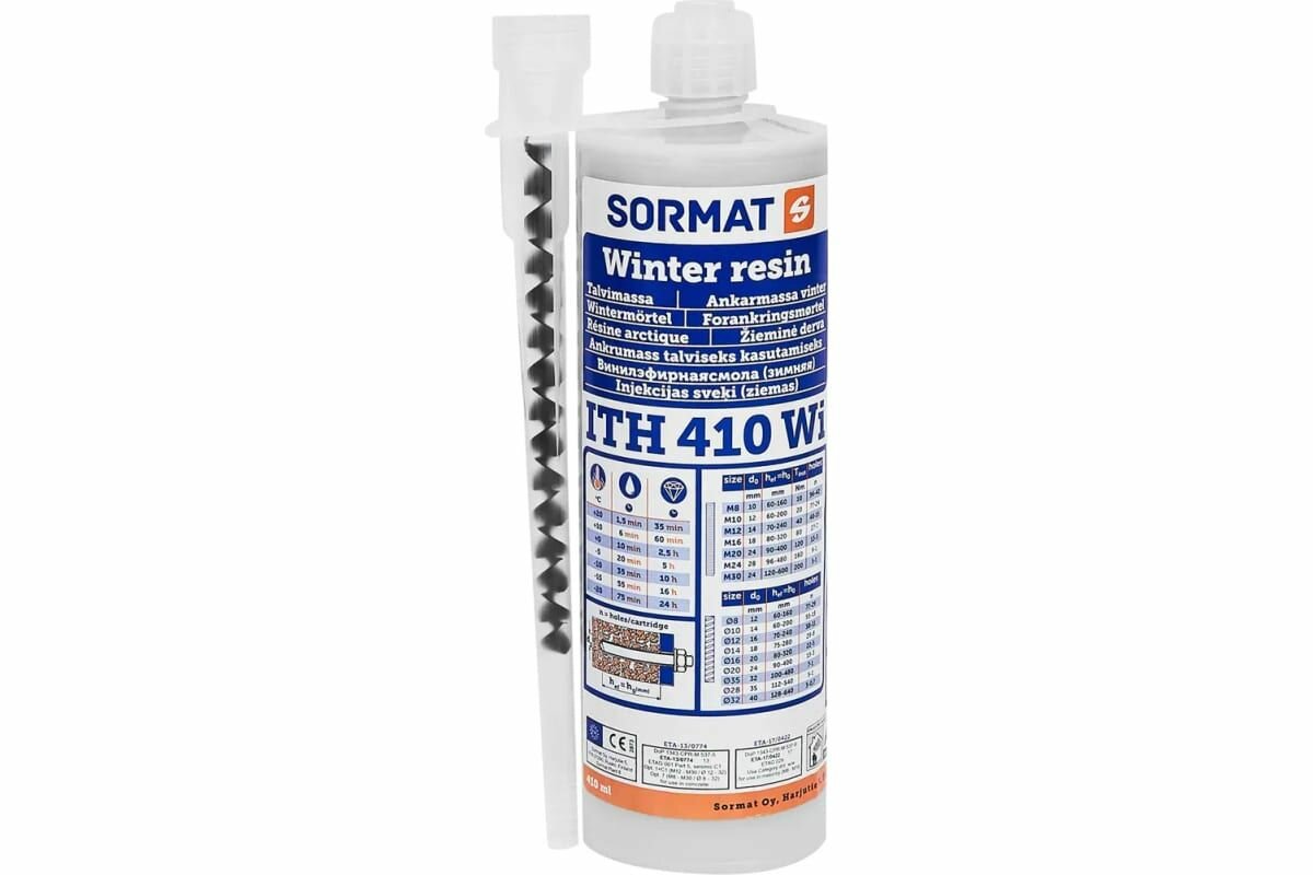 Анкер химический зимний SORMAT ITH 410 Wi 1 шт