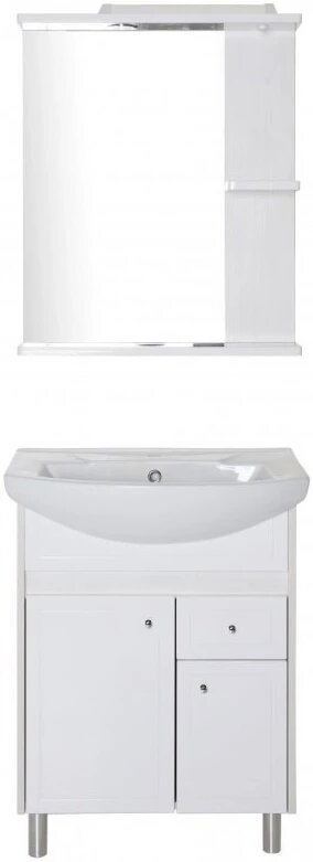 Комплект мебели белое дерево 61 см ASB-Mebel Орхидея