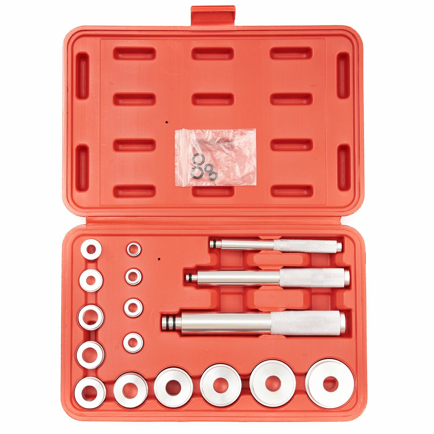 ST164 Набор оправок для установки подшипников, сальников 17 предметов