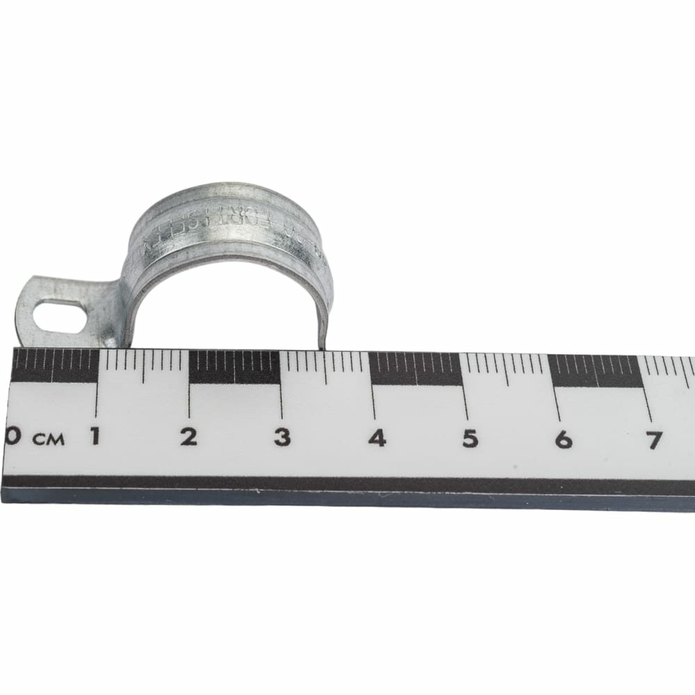 Металлическая однолапковая скоба FORTISFLEX СМО 19-20, 100 шт, 49120