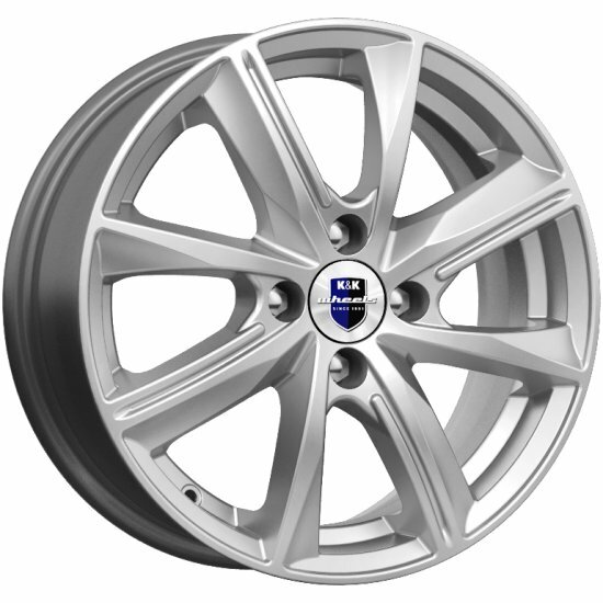 Диск K&k Арнар 6x15/4x100 D67.1 ET40 сильвер