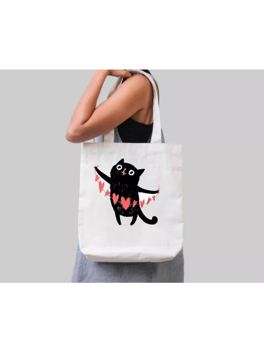 Термотрансфер "Котик" наклейка на одежду, 15х15