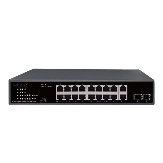 Коммутатор TRASSIR TR-NS14202S-185-16POE