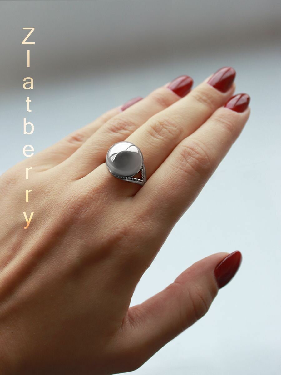 Кольцо помолвочное, тонкое, серебро, 925 проба, родирование