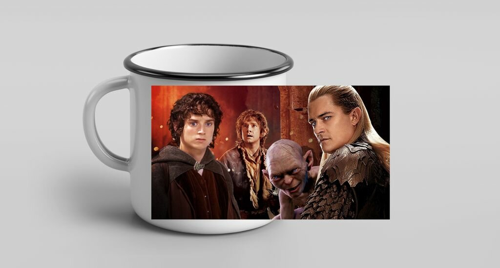 Кружка эмалированная Властелин колец №1