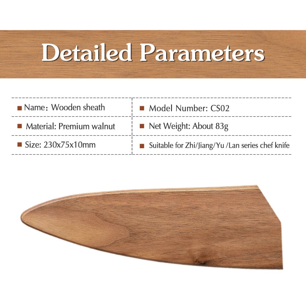 Деревянные ножны для ножа XINZUO из орехового дерева Wooden sheath CS02