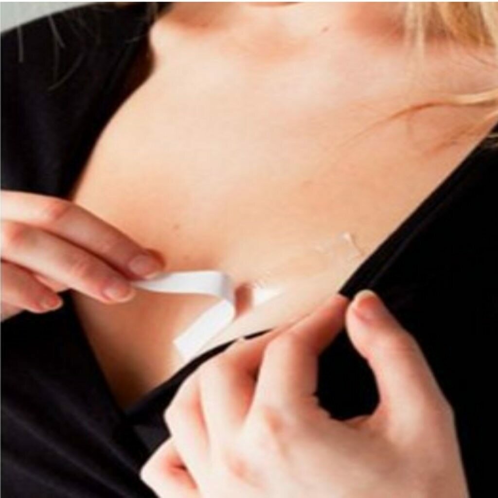 Скотч для декольте (полоски клеящиеся для одежды, 25 штук)