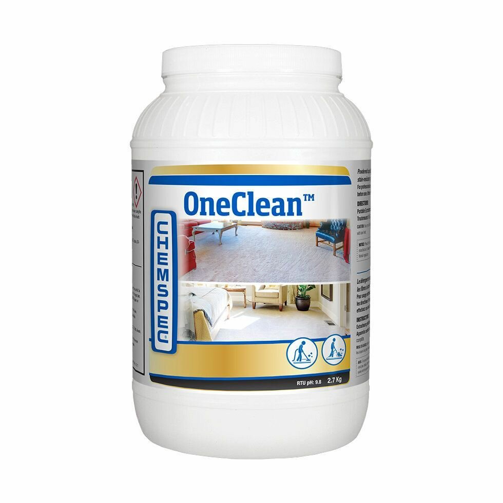 Средство для безопасной чистки волокон тканей и ковров. OneClean Chemspec 2,7кг