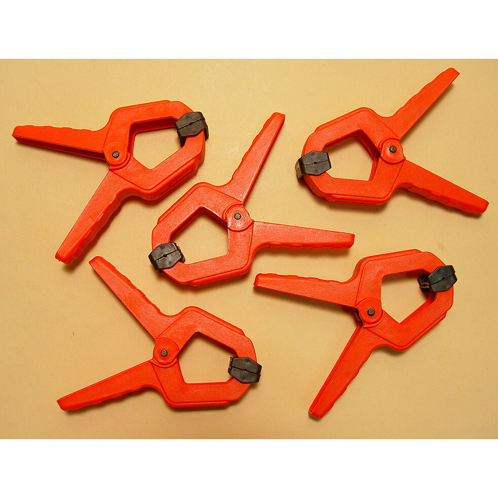 Зажим пластиковый, 38 мм, 9 шт, инструмент для моделирования, JAS