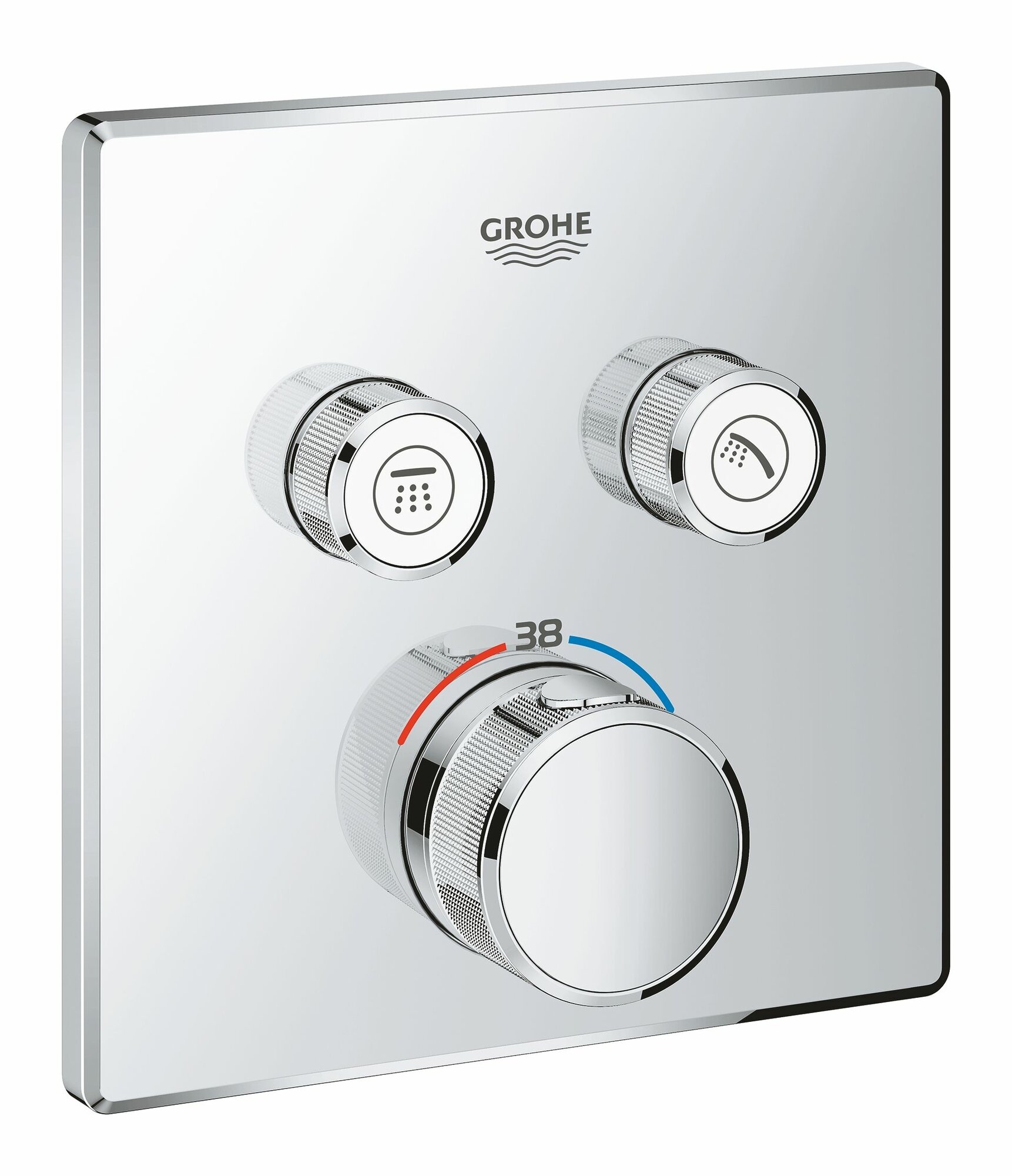 Смеситель для душа Grohe Grohtherm SmartControl 29124000 с термостатом Хром