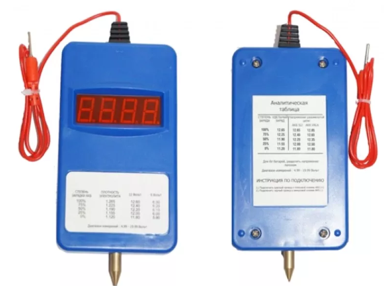 Тестер автомобильный цифровой АКБ Катунь Мастер-203 с прозвонкой