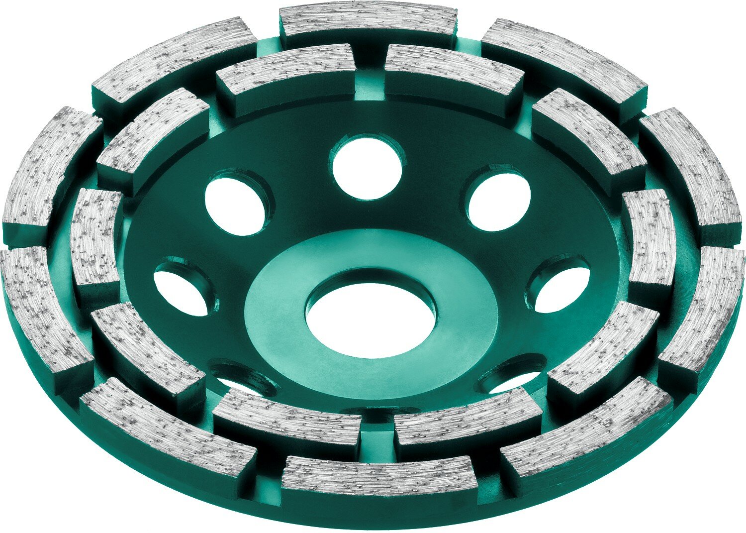 KRAFTOOL Double, d 125 мм, двухрядная алмазная шлифовальная чашка, INDUSTRIAL (33369-125)