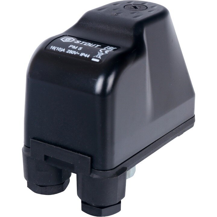 Реле давления Stout SCS-0001-000005 PM5G 1-5 бар, 1/4", с накидной гайкой для водоснабжения