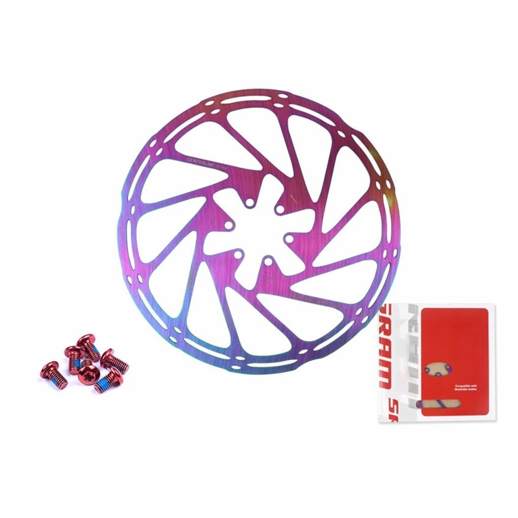 Тормоза, Центральный тормозной диск велосипедный диск - яркий 203 мм